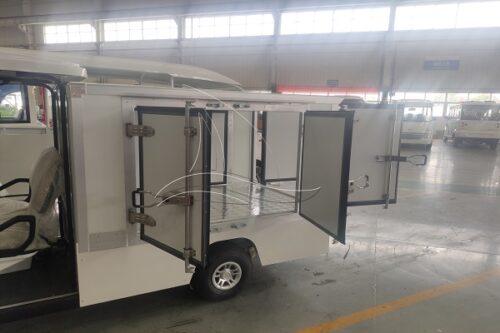 Electric Food Delivery Golf Cart |unique shape |places |advantages